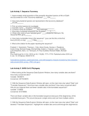 Food Web Lab Packet - Lab 11: Ecology and Animal Behavior Foraging and ...