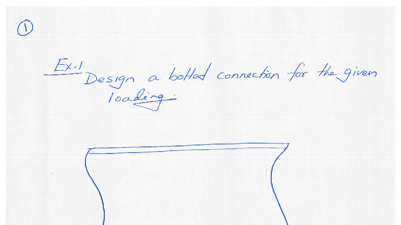 Bolted Connection Example 1: A325 3-Inch Bolts Analysis - Studocu
