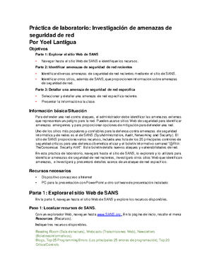 4.6.6 Lab - View Wired and Wireless NIC Information - . Objetivos Parte 1: Identificar y ...