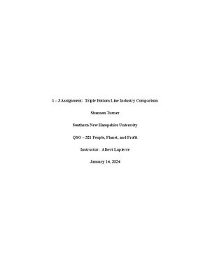 3-3 Assignment - Stakeholder Roles and Responsibilities - QSO 321 ...