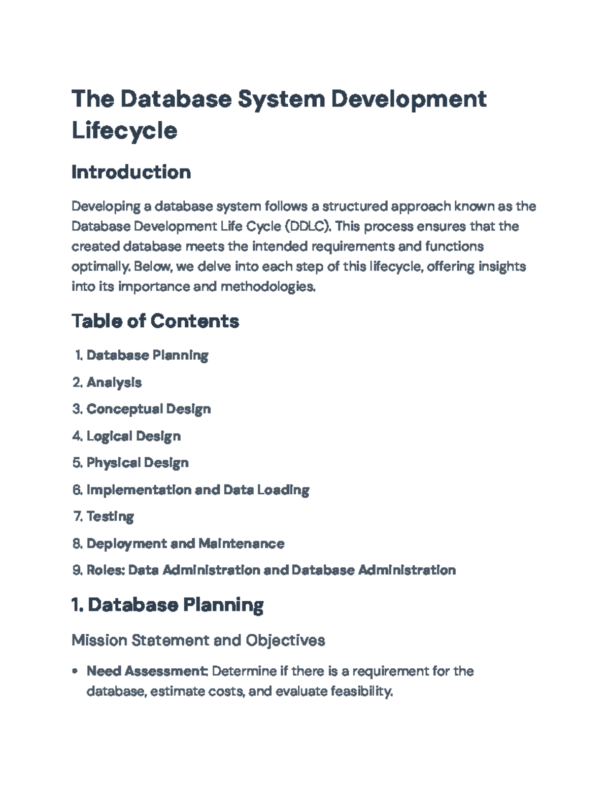 Database System Development Lifecycle: A Comprehensive Guide - The ...