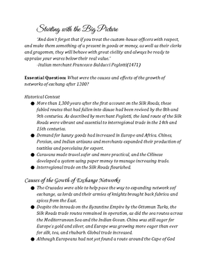 AP WORLD REVIEW UNIT 2 - AP World History: Modern Review Packet Unit ...