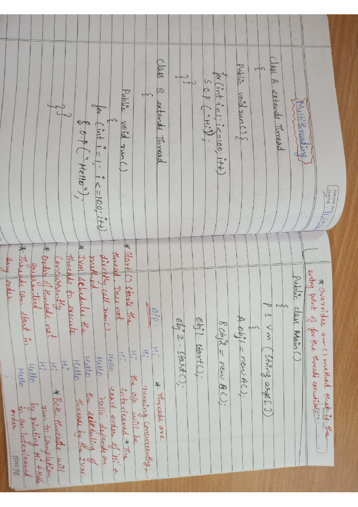 Multithread Example - Practice Questions for CS101 - Studocu