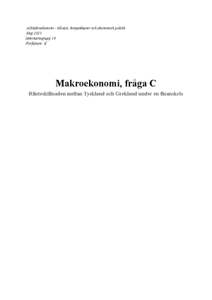 Kapitel 18 - Inflation och arbetslöshet: Phillipskurvan i Makroekonomi ...