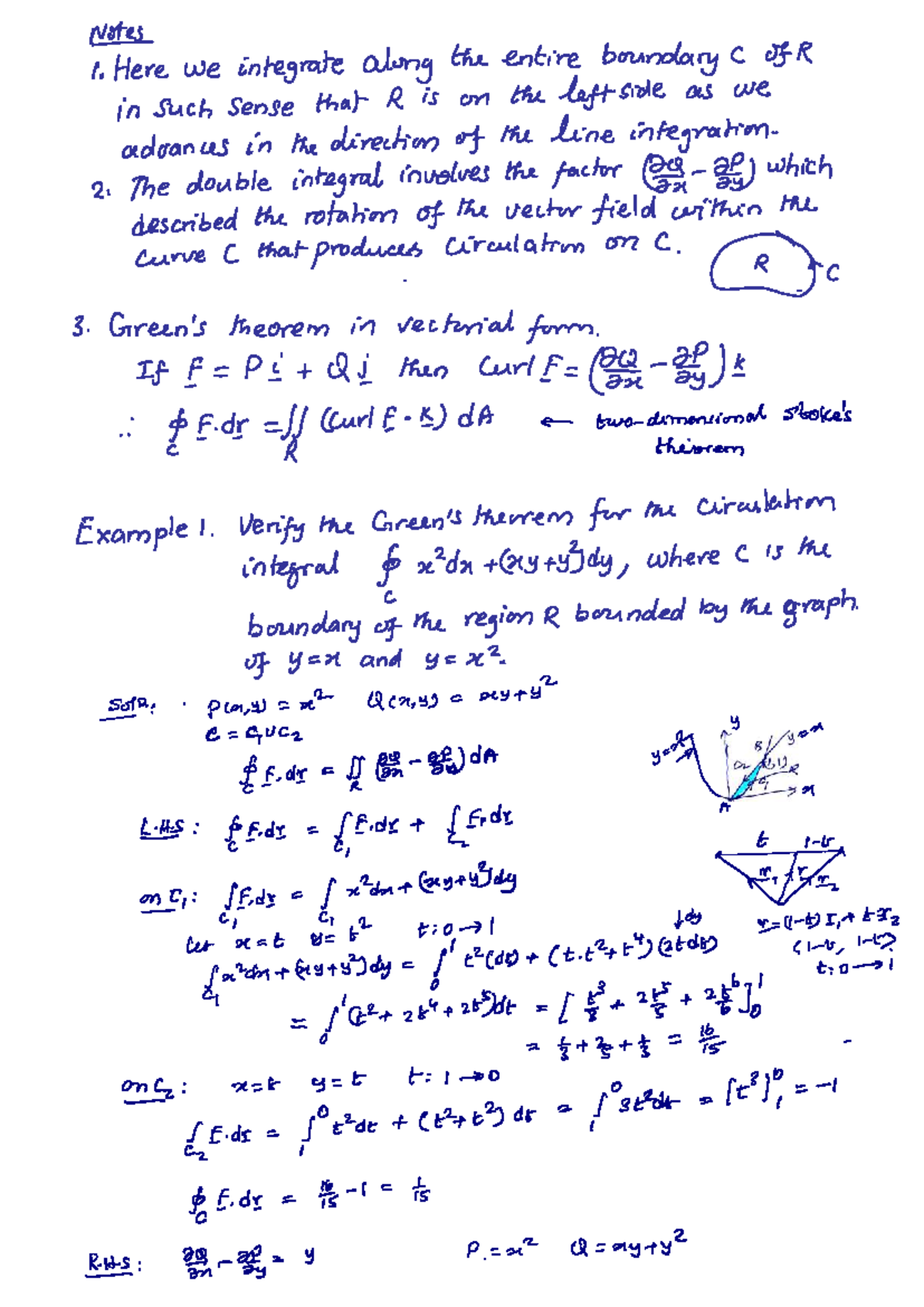 Green's Theorem: Important Concepts and Applications in Vector Calculus ...