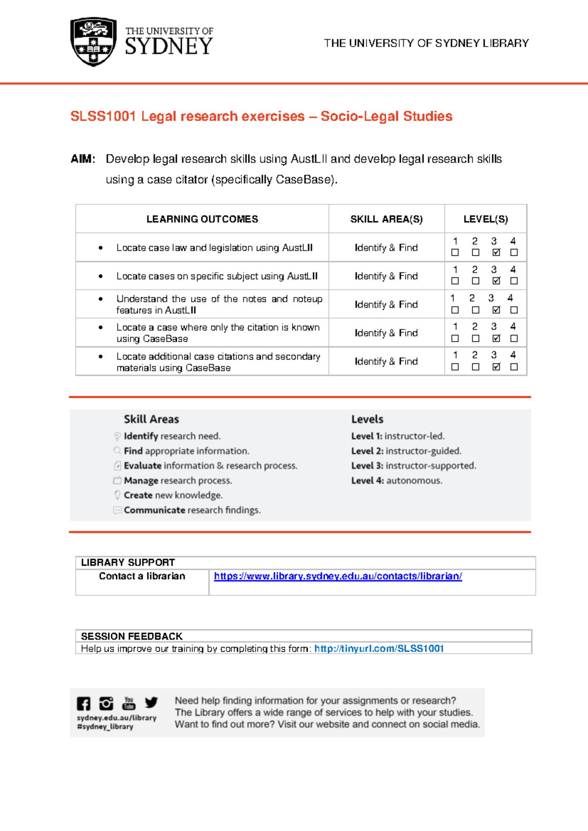SLSS1001 Legal Research Exercises & Answers - AustLII & CaseBase - Studocu