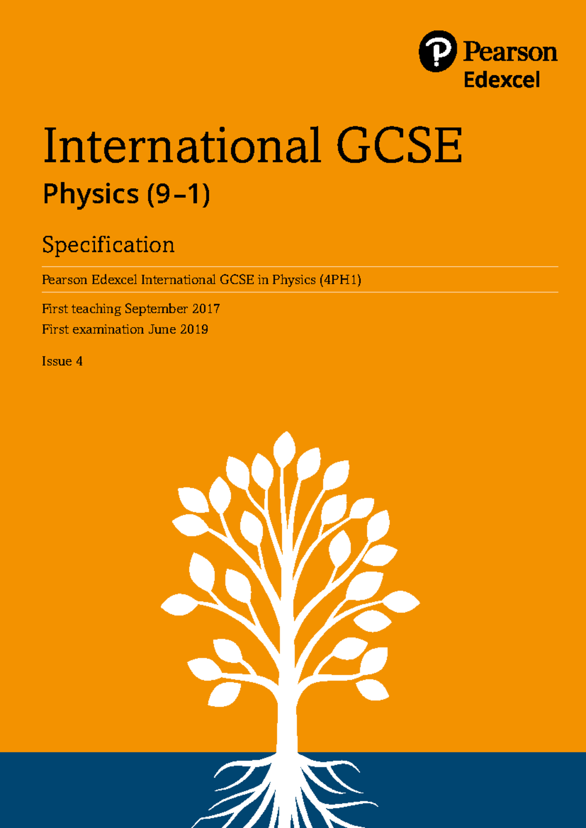 International GCSE Physics (4PH1) Specification Overview 2017 - Studocu