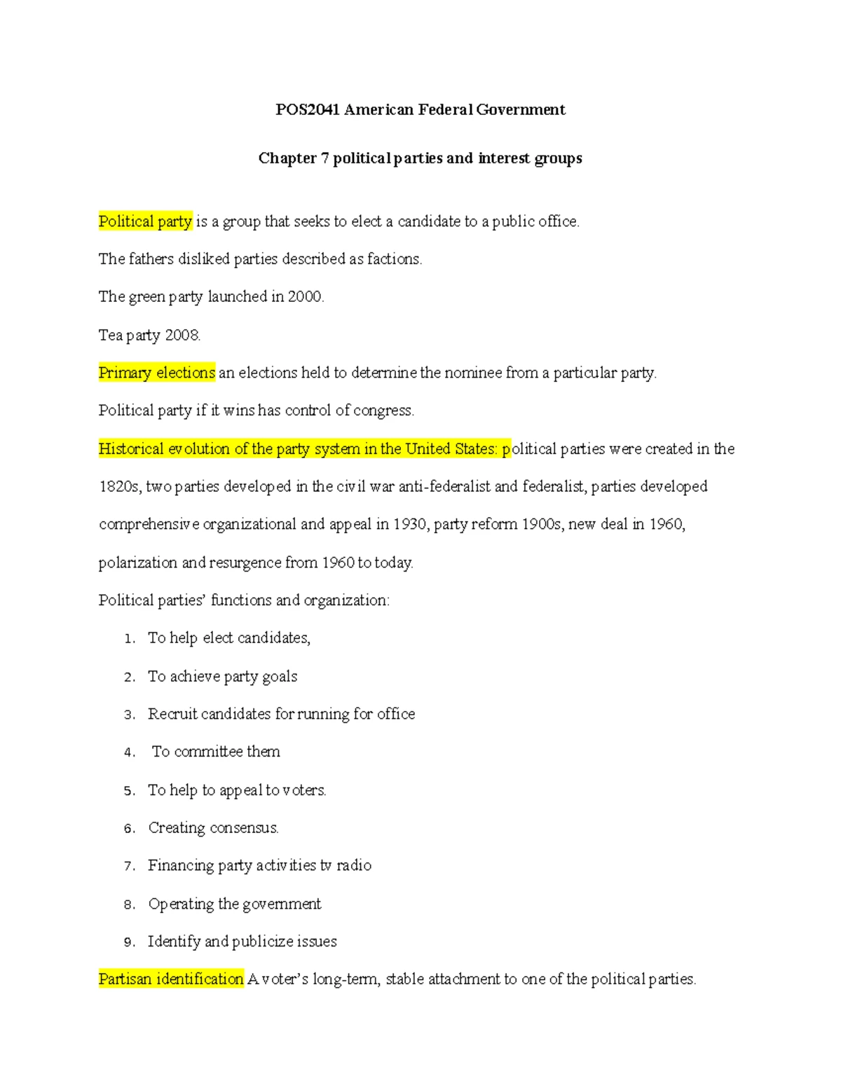 AP GOV Unit 2 Vocabulary - Key Terms and Concepts Guide - Studocu
