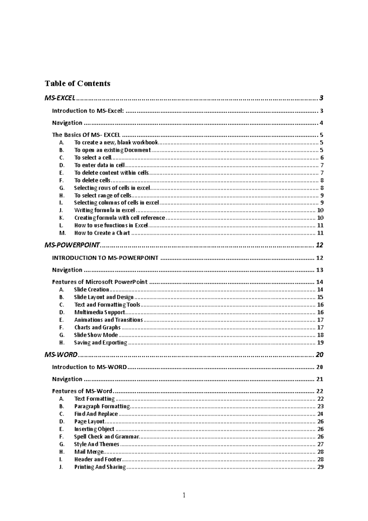 Final Project CFA: Comprehensive Guide to Excel & PowerPoint - Studocu