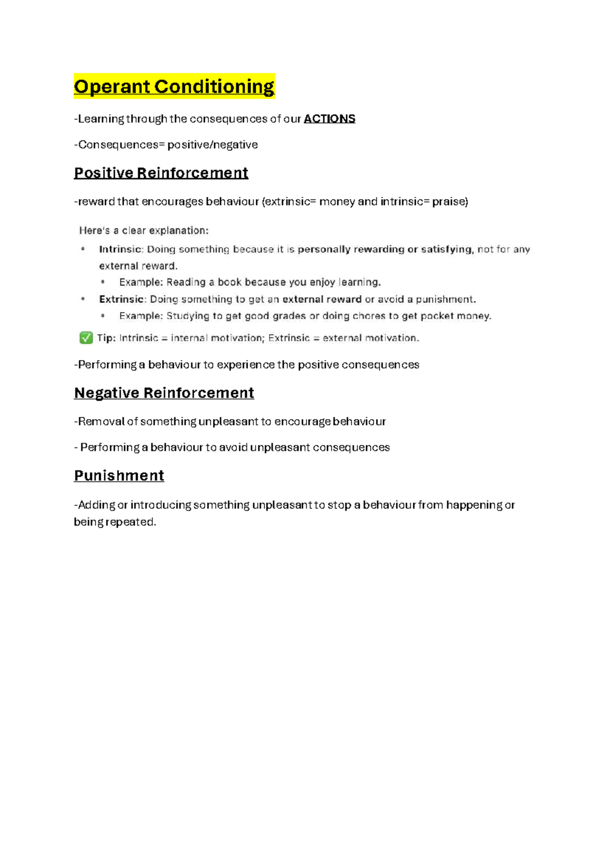 Operant conditioning- Skinner - Operant Conditioning Learning through ...