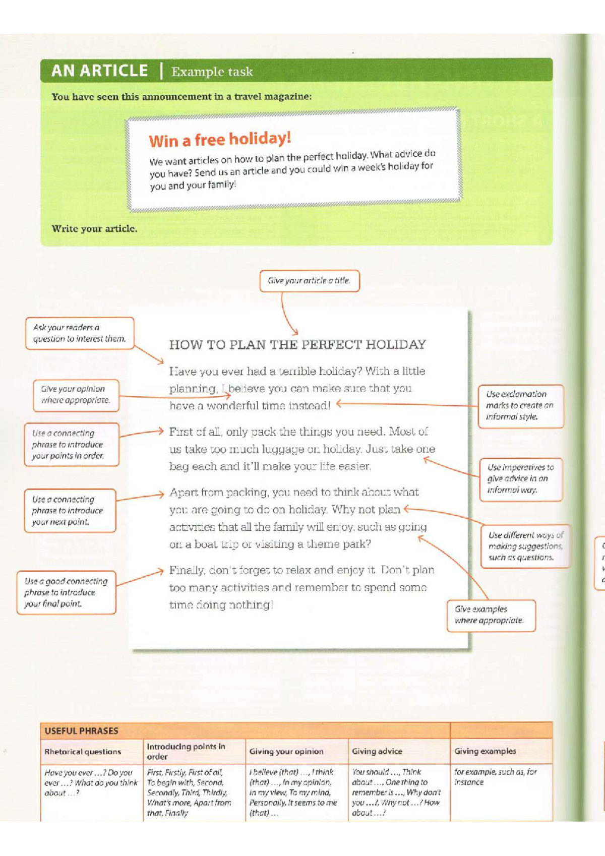 How to Plan the Perfect Holiday: Tips and Advice - Studocu