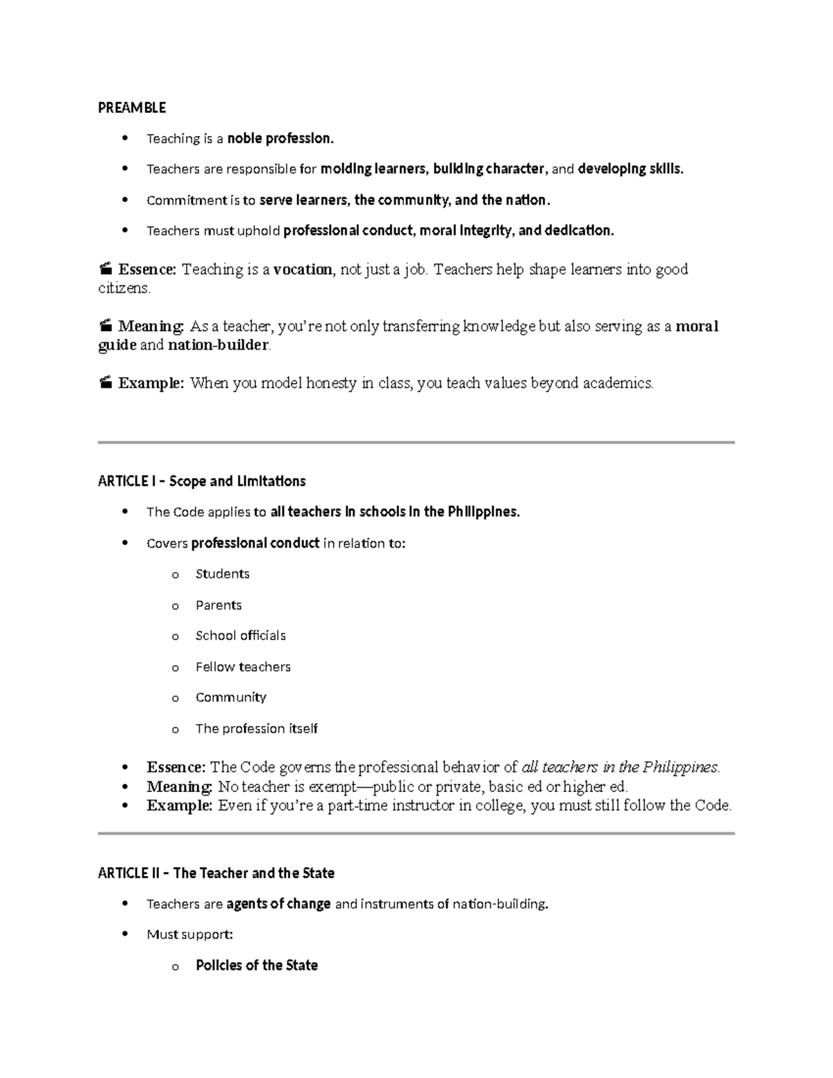 Code of Ethics for Teachers in the Philippines: A Comprehensive Guide ...