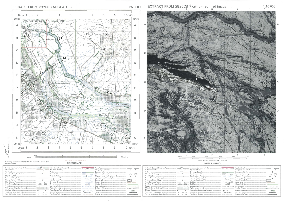 Augrabies Map - Geography Overview for 2820CB Course - Studocu