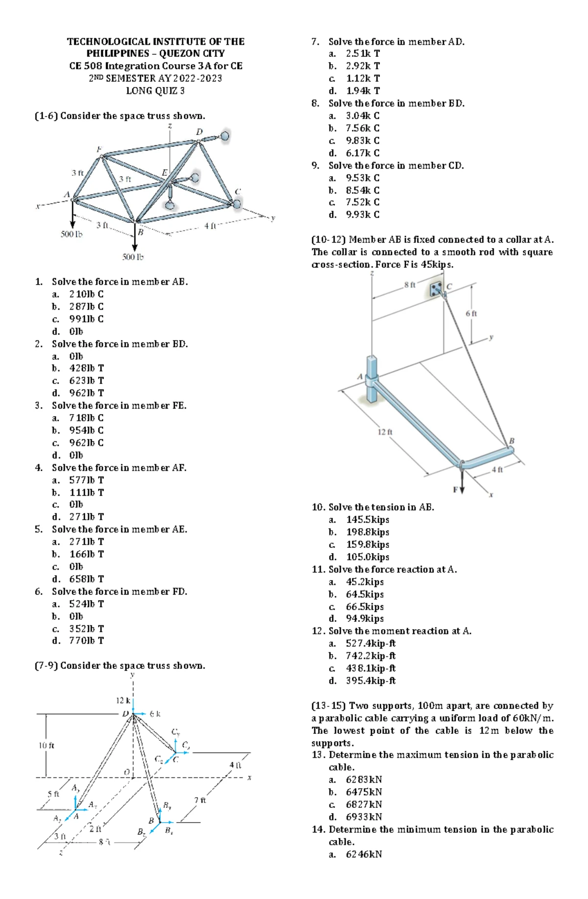 Foundation Layout Plan for 5 Storey School Building РA 101 - Studocu