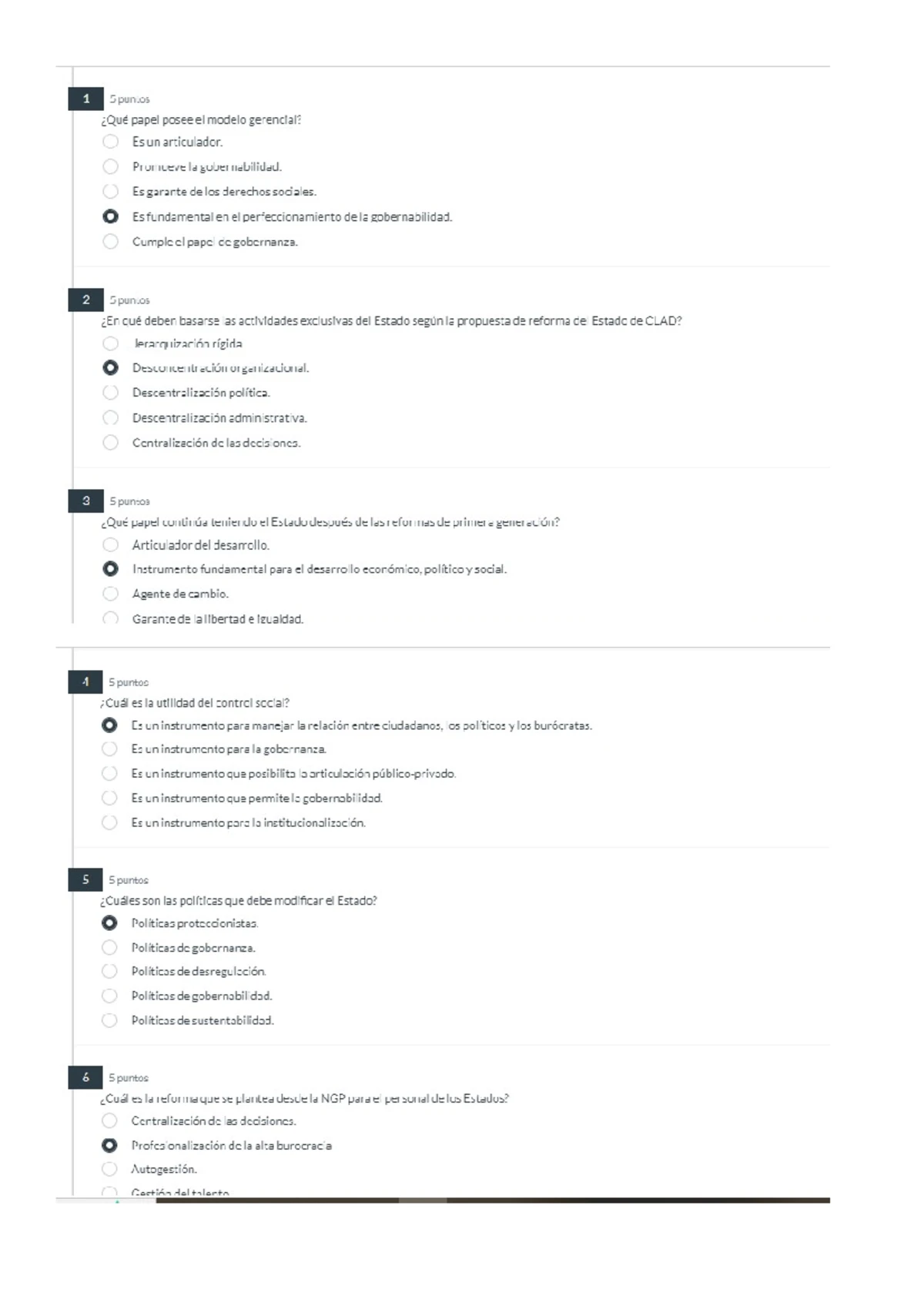TAP Preguntero de Teoría de la Administración Pública: Análisis y Respuestas - Studocu
