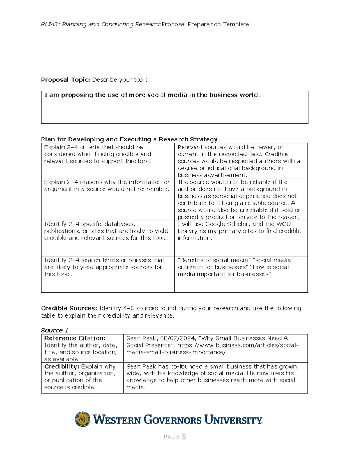 Proposal TASK 1 - Proposal Topic: Describe your topic. I am proposing ...
