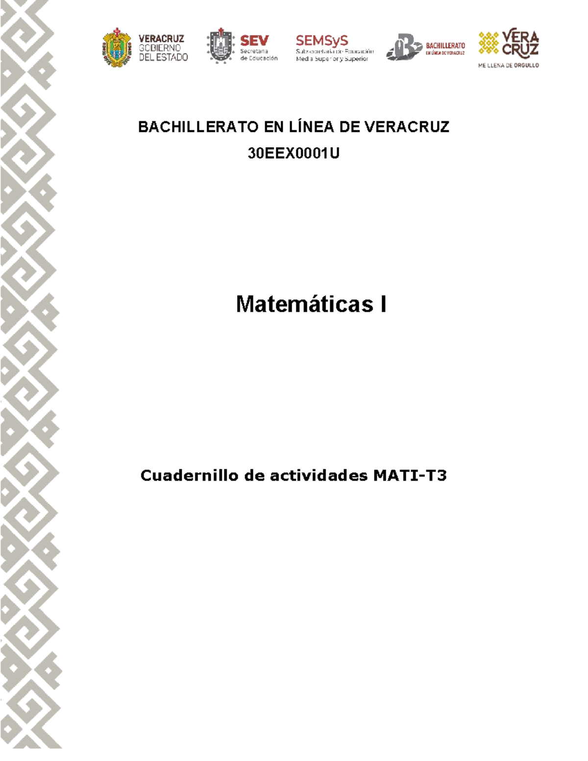 MATE1 - Cuadernillo de Actividades de Matemáticas I - Studocu