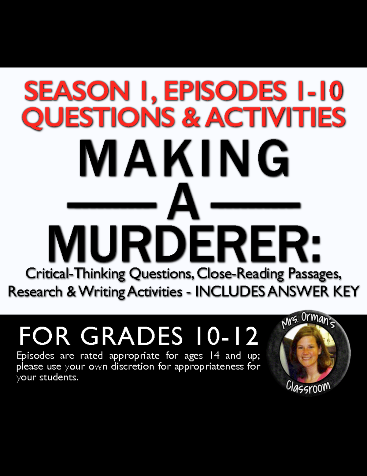 Making a Murderer: Teaching Activities & Questions for S1 Episodes ...