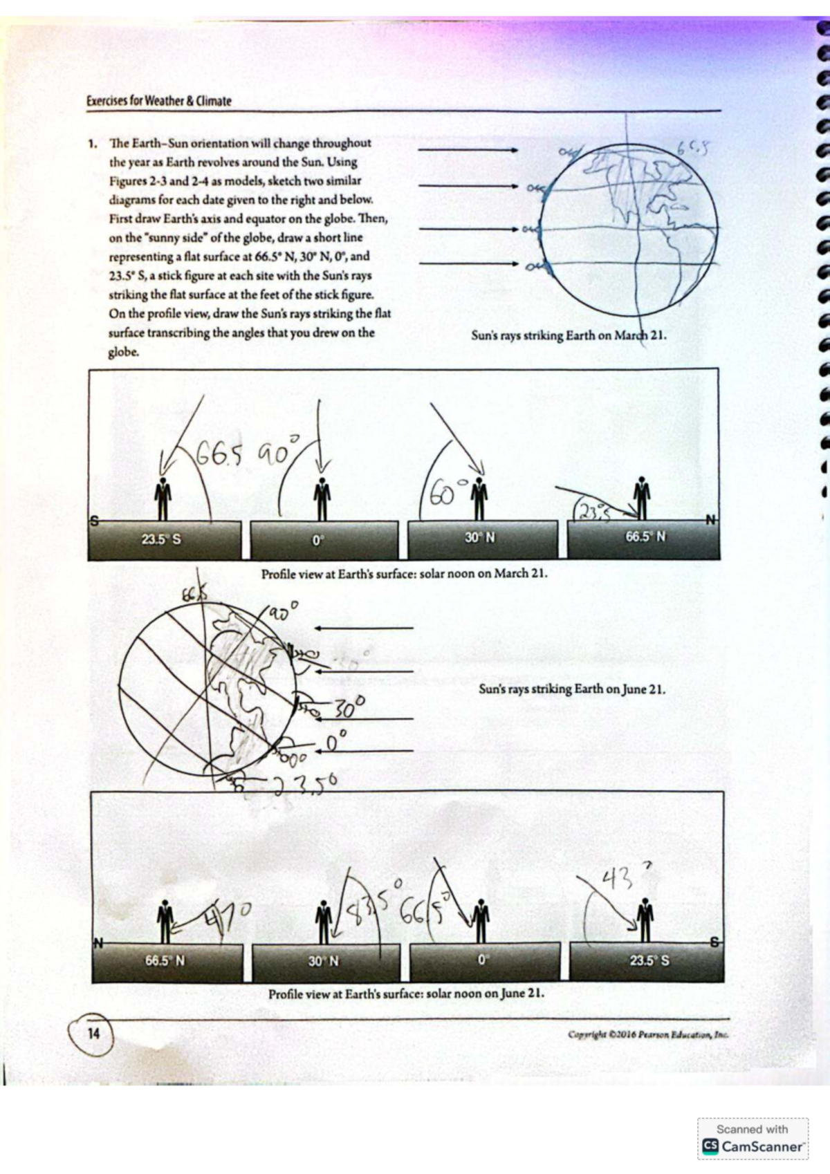 Exercises for Weather Climate 1: Solar Angle Diagrams Tutorial - Studocu