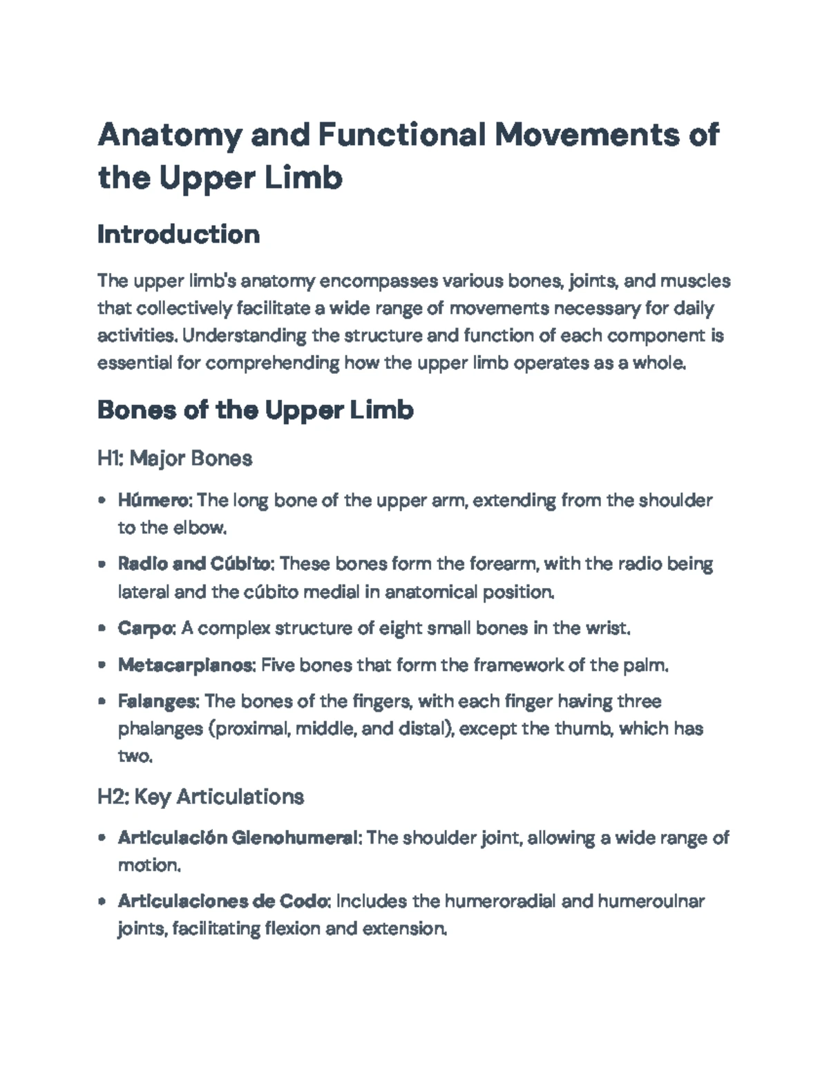 Human Upper Limb Joints: Anatomy, Functionality & Common Disorders ...