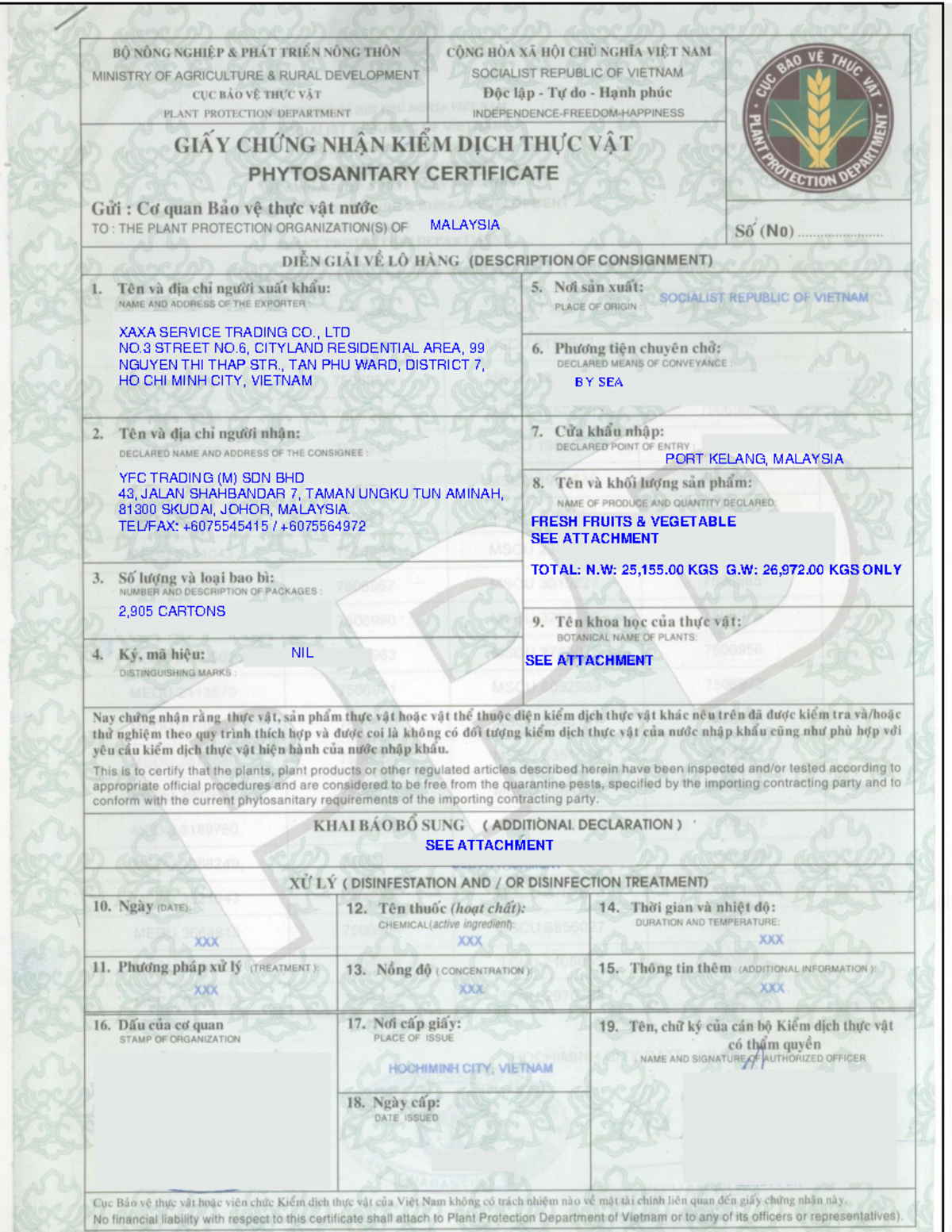 Phyto - FADASDSAFDSA - MALAYSIA XAXA SERVICE TRADING CO., LTD NO STREET ...