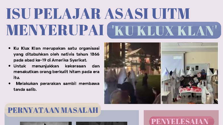 CTU Poster - Isu KKK dan Sensitiviti Kaum di CFS Dengkil - Studocu