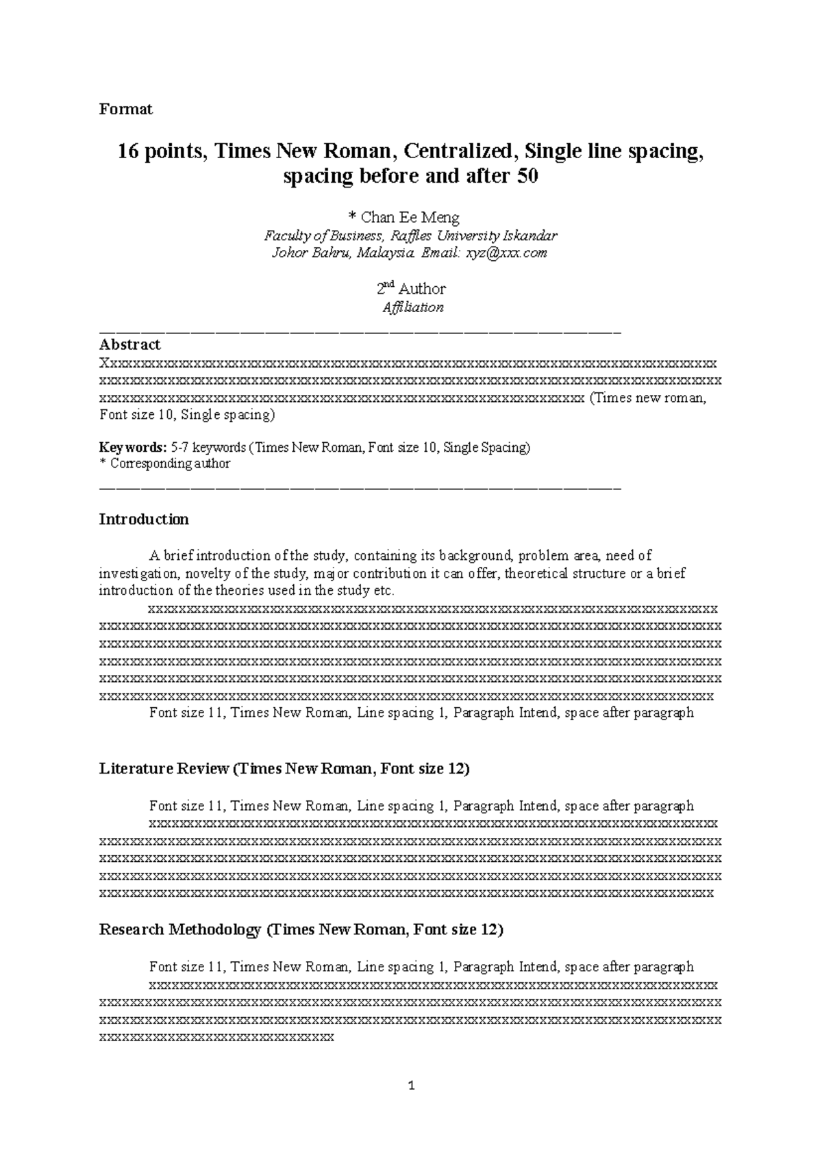 JASS Template Guidelines for Academic Papers - Studocu