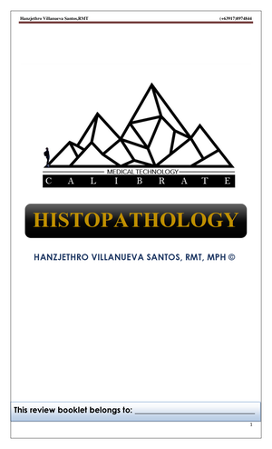 Ilide - histo - MODULE 1 : GENERAL PATHOLOGY COURSE CONTENT I 1.1 A ...