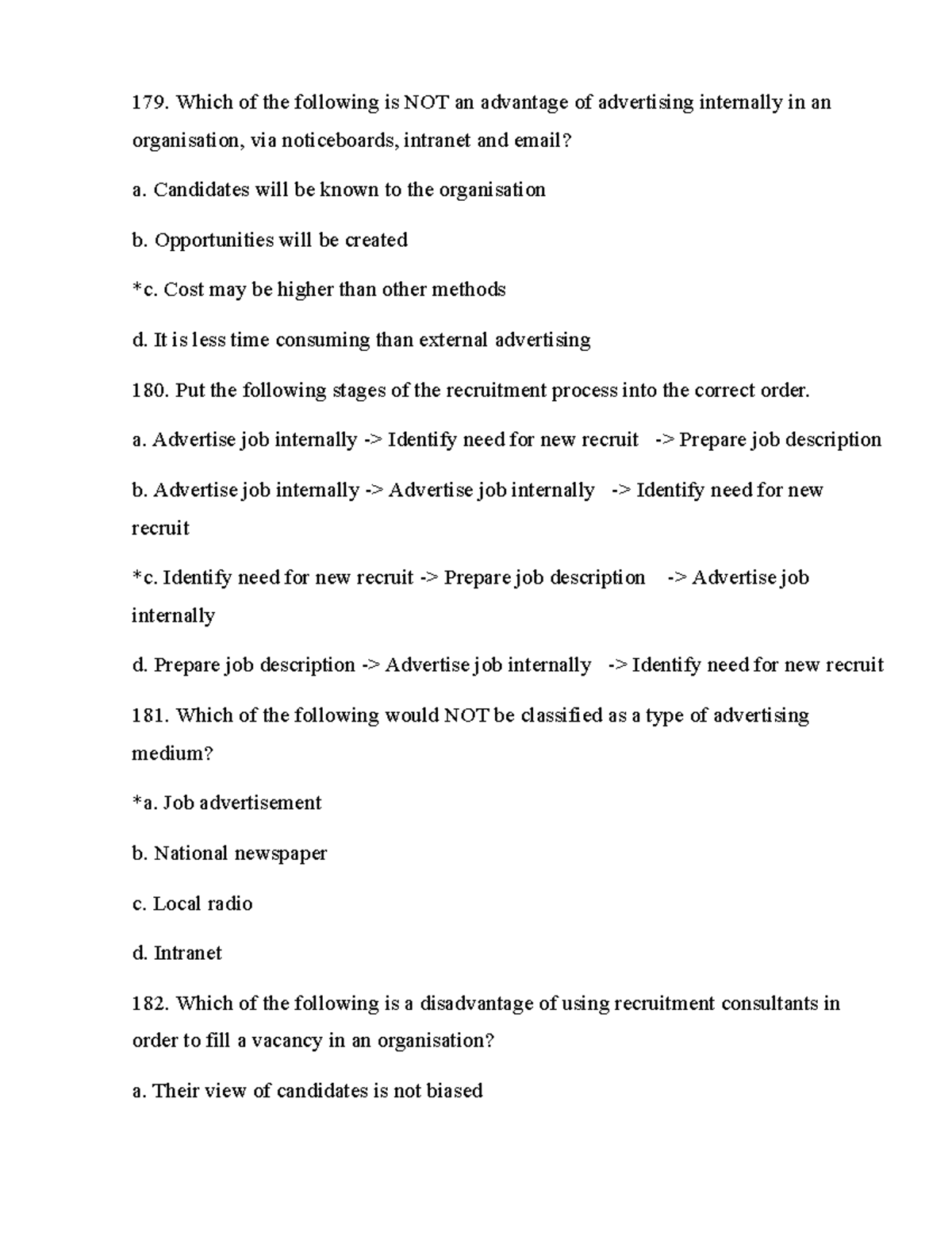 HRM 101: Recruitment, Selection, and Team Dynamics Study Guide - Studocu