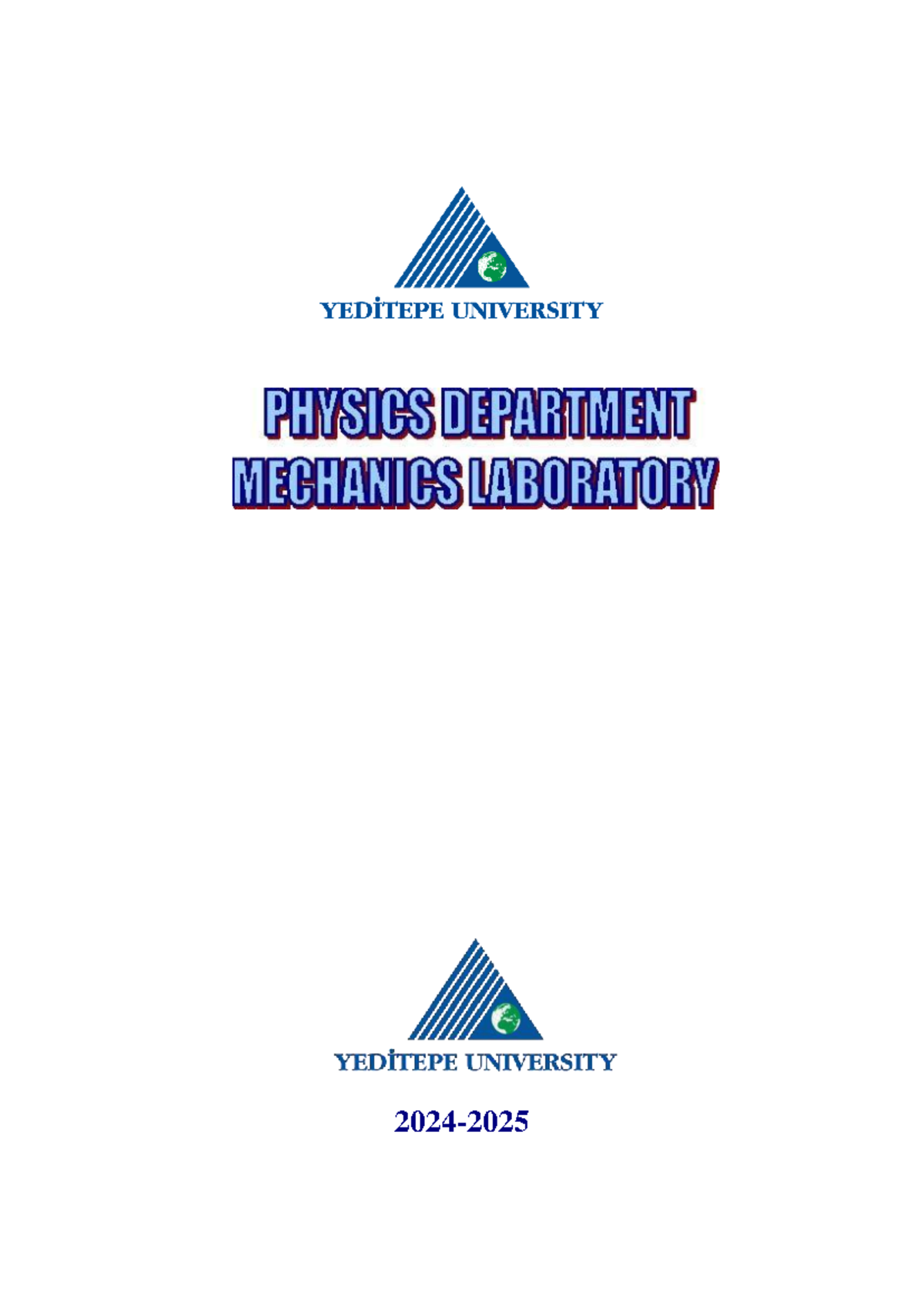 PHYS 101 Lab Manual: Mechanics Laboratory Guidelines and Experiments ...