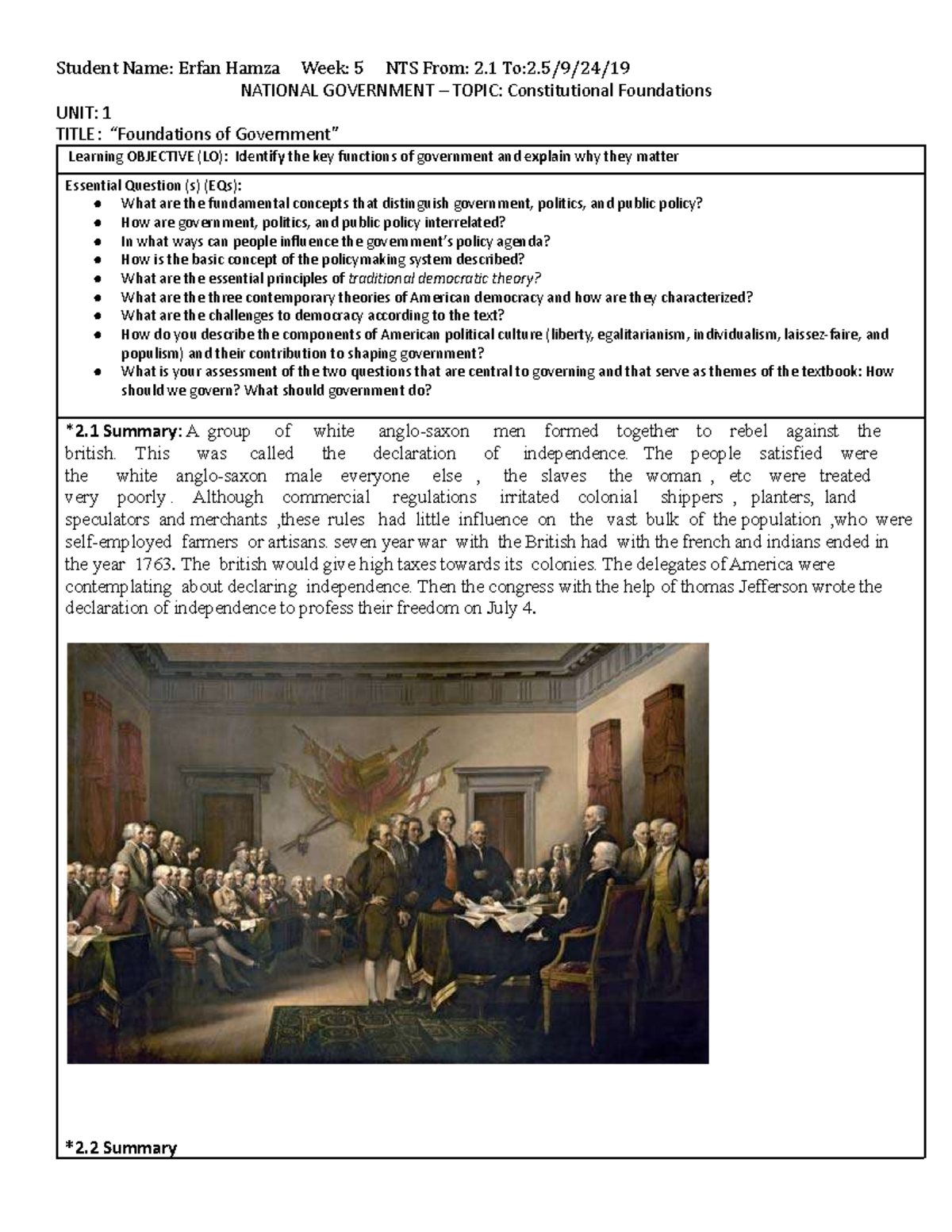 NTS 2 - Constitutional Foundations Study Guide by Prof. Abdullah - Studocu