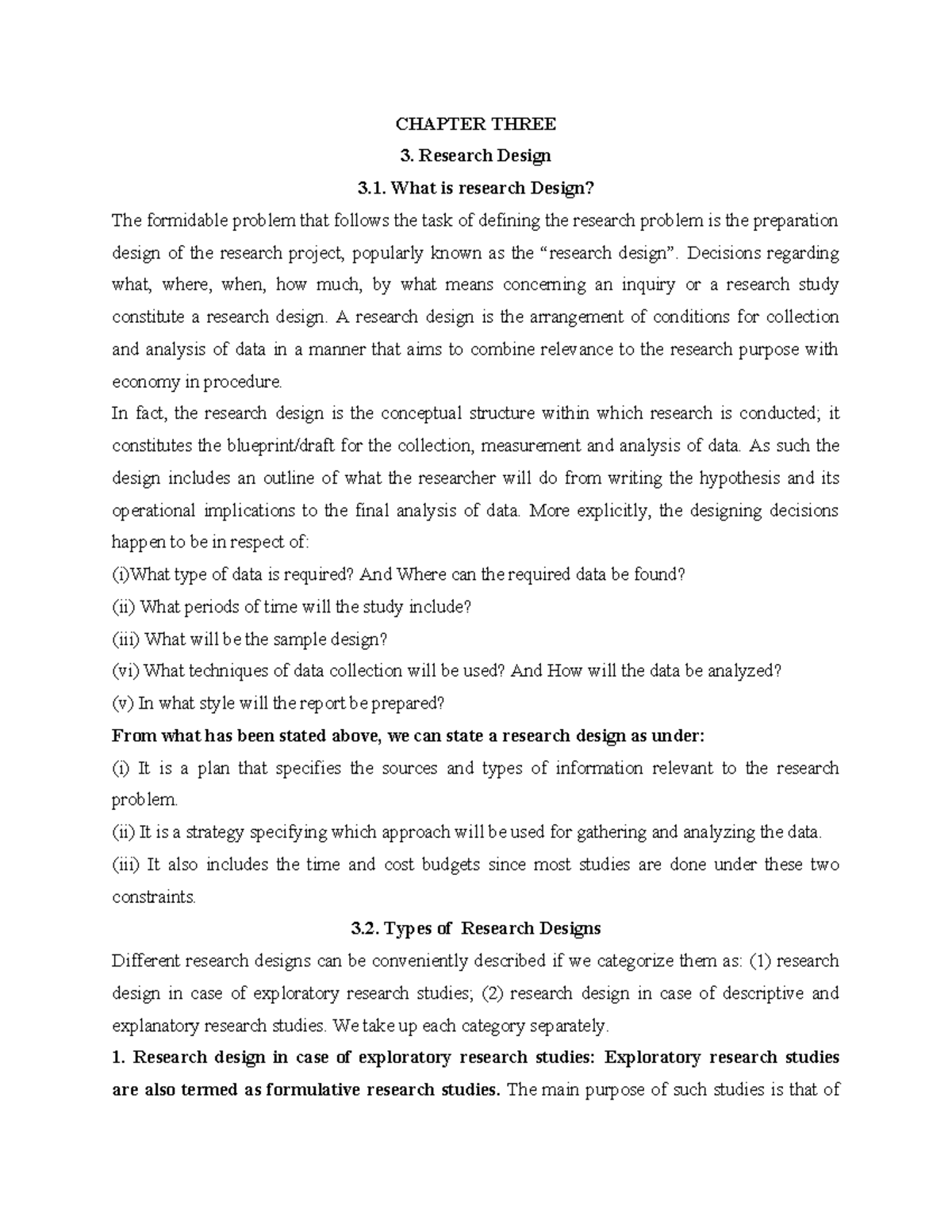 CHAPTER 3: Research Design Overview and Key Concepts - Studocu