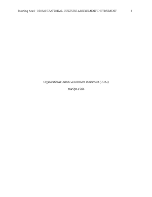Denison Organizational Culture Model Questionnaire - Denison ...