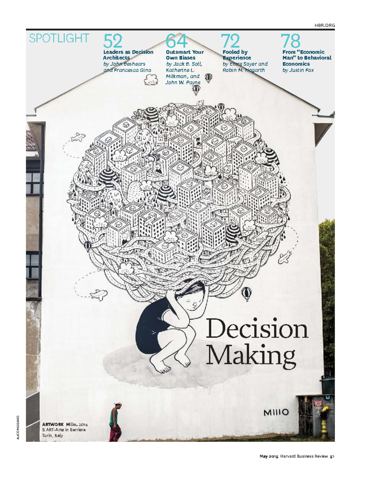 SPOTLIGHT ON DECISION MAKING: Leaders as Decision Architects (HBR ...