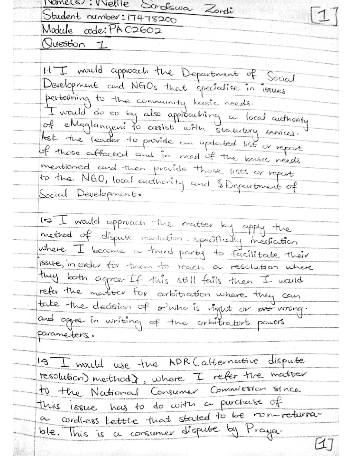 PAC2602 S2 2024 Exam: Community Development & Dispute Resolution - Studocu