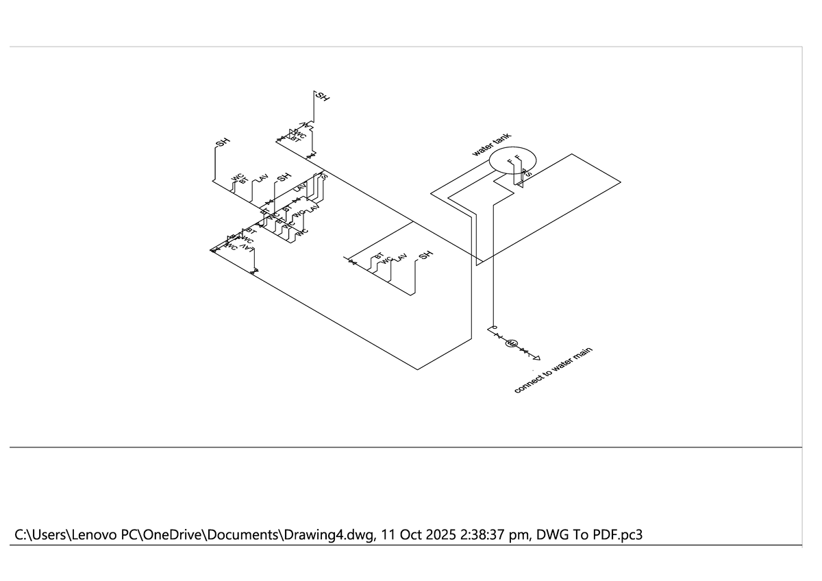 ISO Water LINE-Layout 1 - Civil engineering - m connect to water main ...