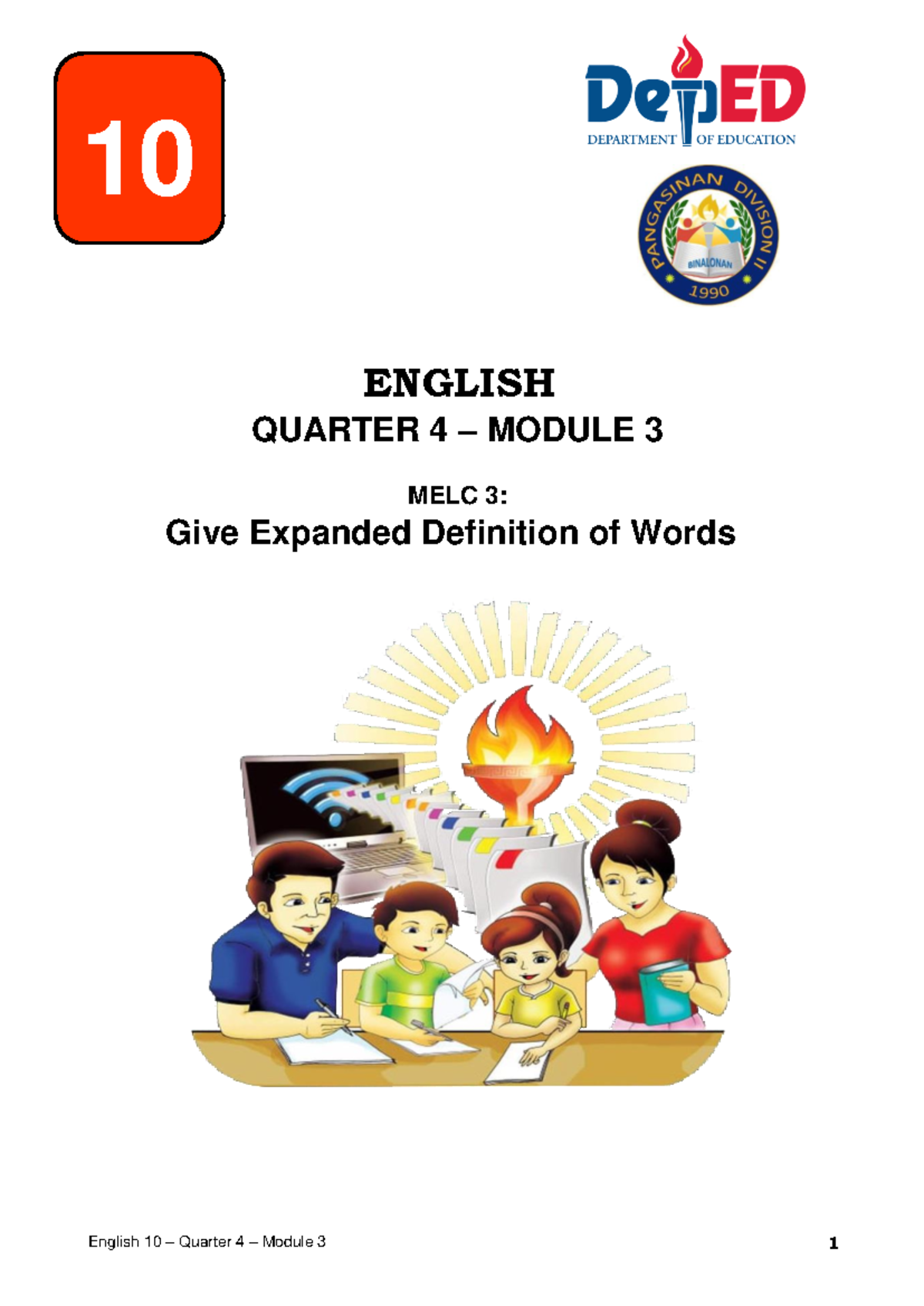 G10 Q4 Module 3: Techniques for Expanding Word Definitions - Studocu