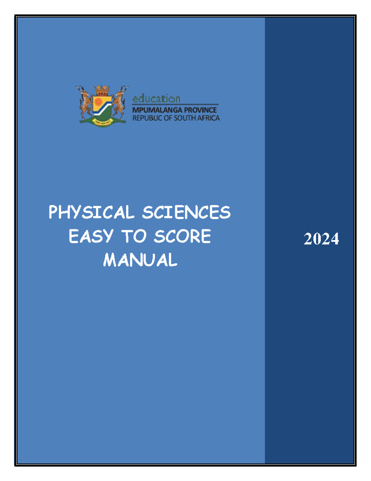 PHYSICS 2024 Final Exam Study Guide: Easy to Score Manual - Studocu