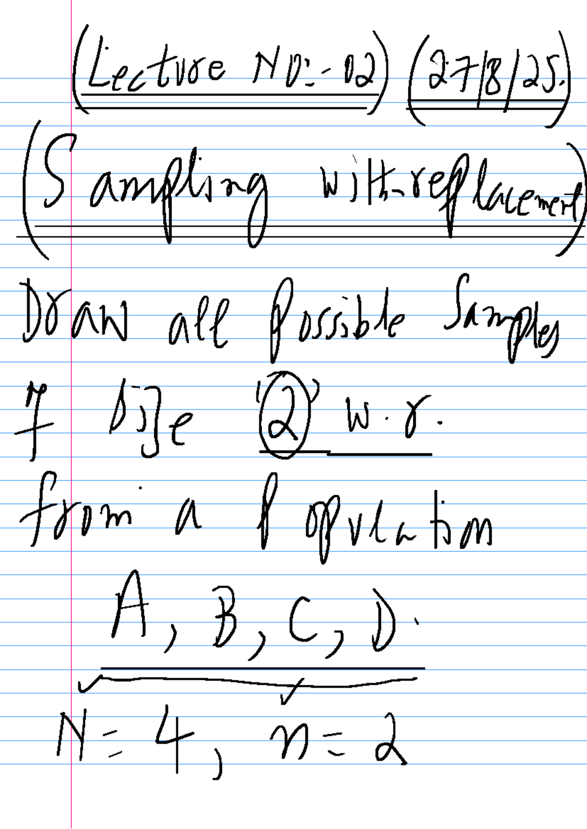 Lecture 02 - Sampling Methods and Central Limit Theorem - Studocu
