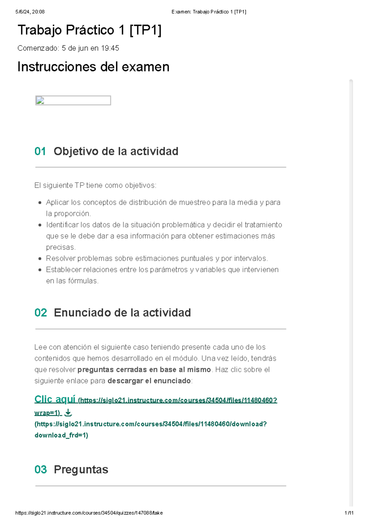 Estadística 2 [TP1] - Prácticas de Distribución de Muestreo y Estimaciones - Studocu