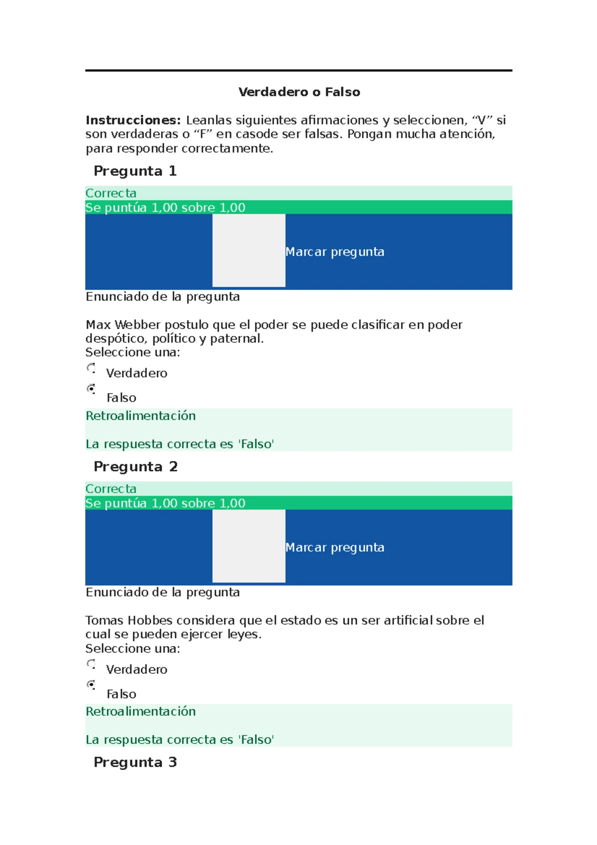 Cuestionario Actividad 9 - Falacias Lógicas (FF-101) - Studocu