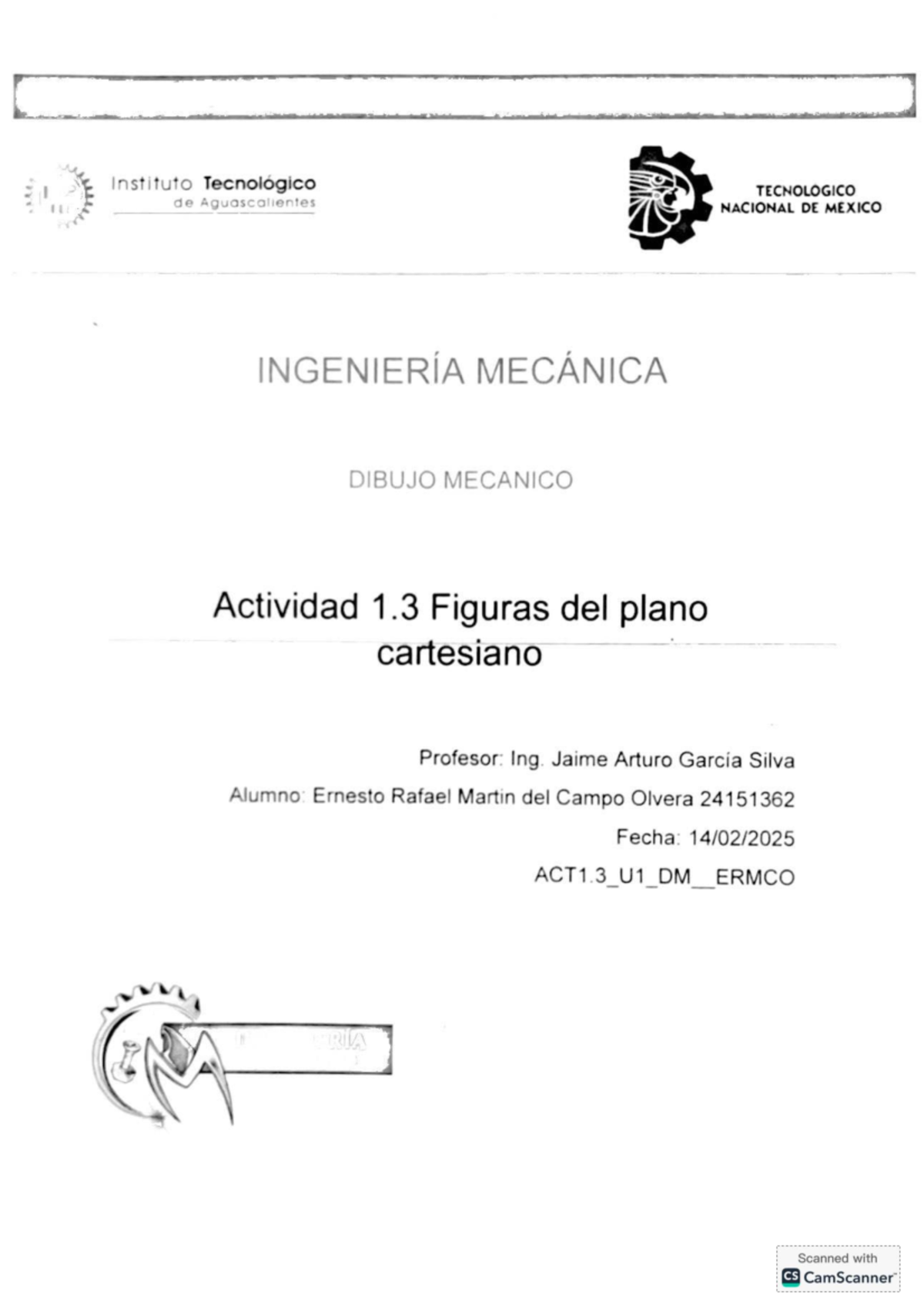 ACT1 - Apuntes de Actividades en Dibujo Mecánico (ING.MEC) - Studocu