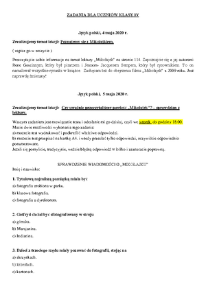 Scenariusze lekcji klasa 4 dzial iv - 38 Scenariusze lekcji – klasa 4 ...