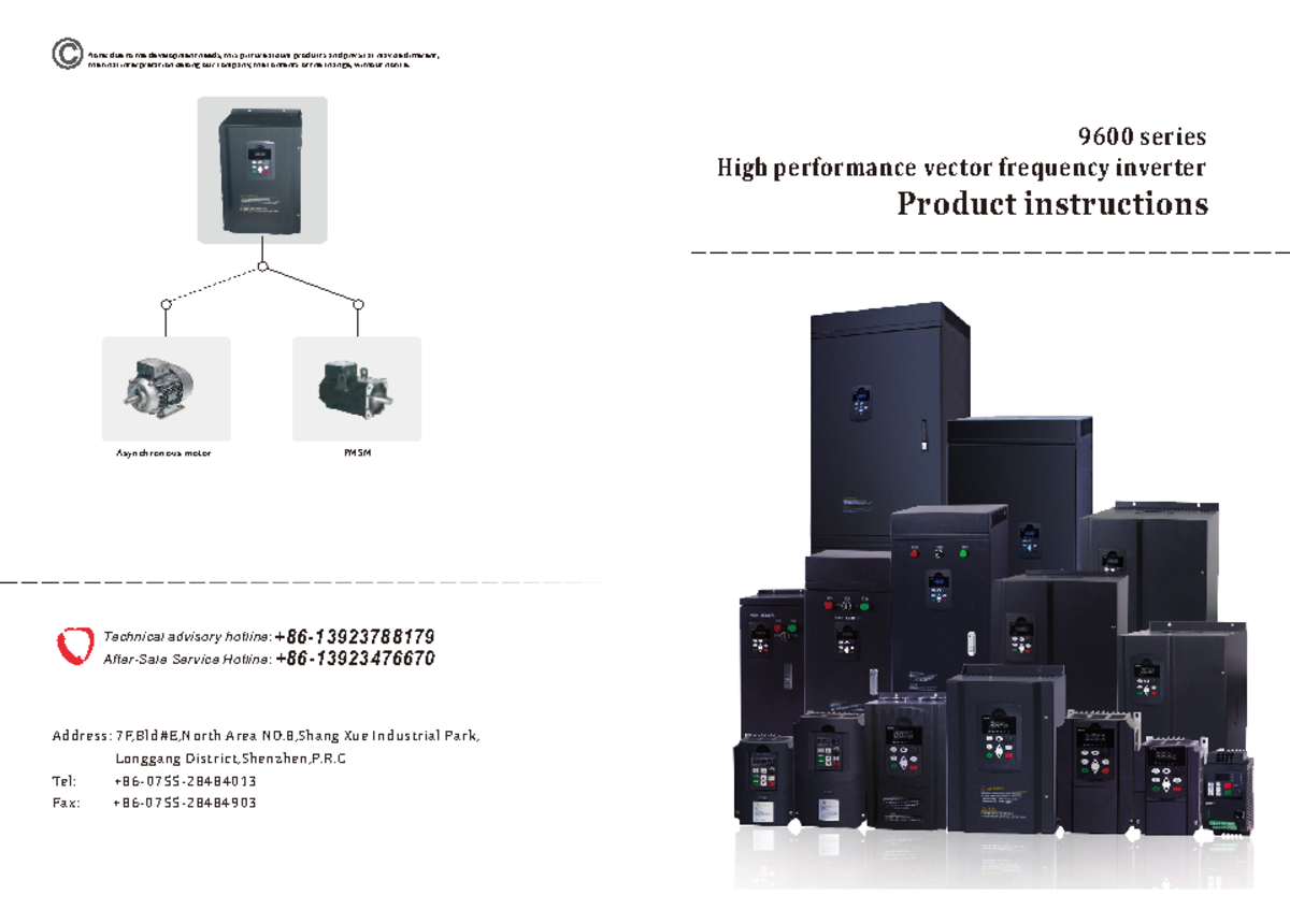 9600 Series High-Performance Inverter User Manual & Instructions - Studocu