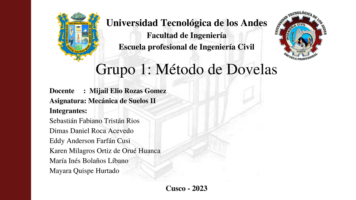 Método de Dovelas en Taludes: Análisis y Aplicaciones - Mecánica de ...