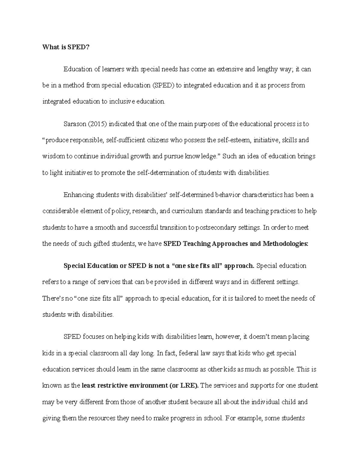 SPED Script - Special Education: Trending Issues - What is SPED ...