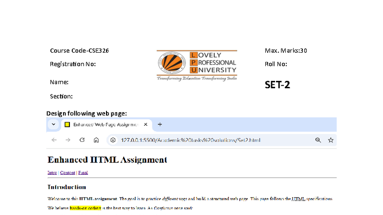 Set2 - ca3 - python programming - Course Code-CSE326 Max. Marks ...