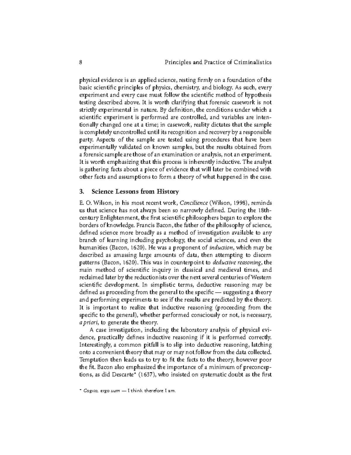 Forensic Science -5: Principles of Criminalistics & Inductive Reasoning ...