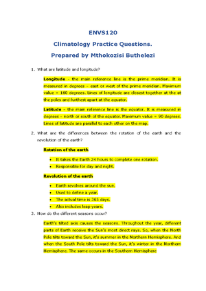 [Solved] possible ENVS120 essay questions on either biomeswetlands or ...