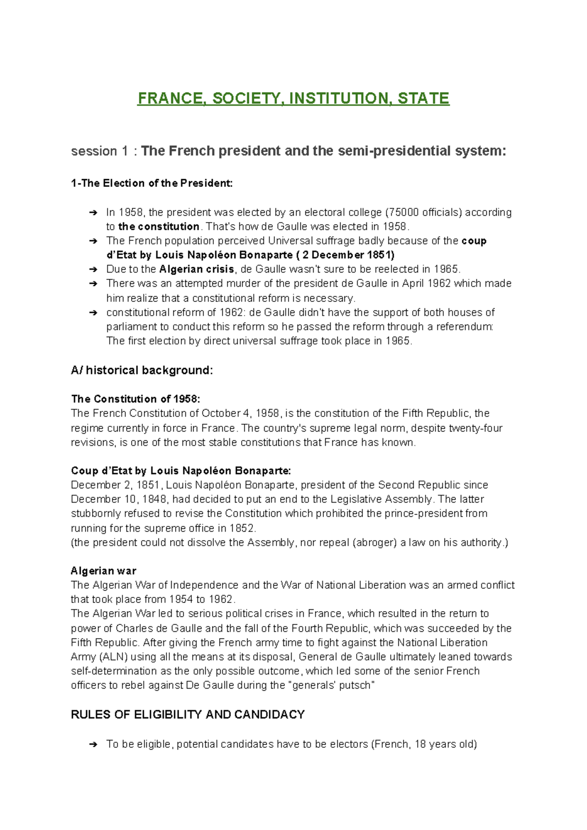 FSIS - The French Political System: Elections and Governance Insights ...